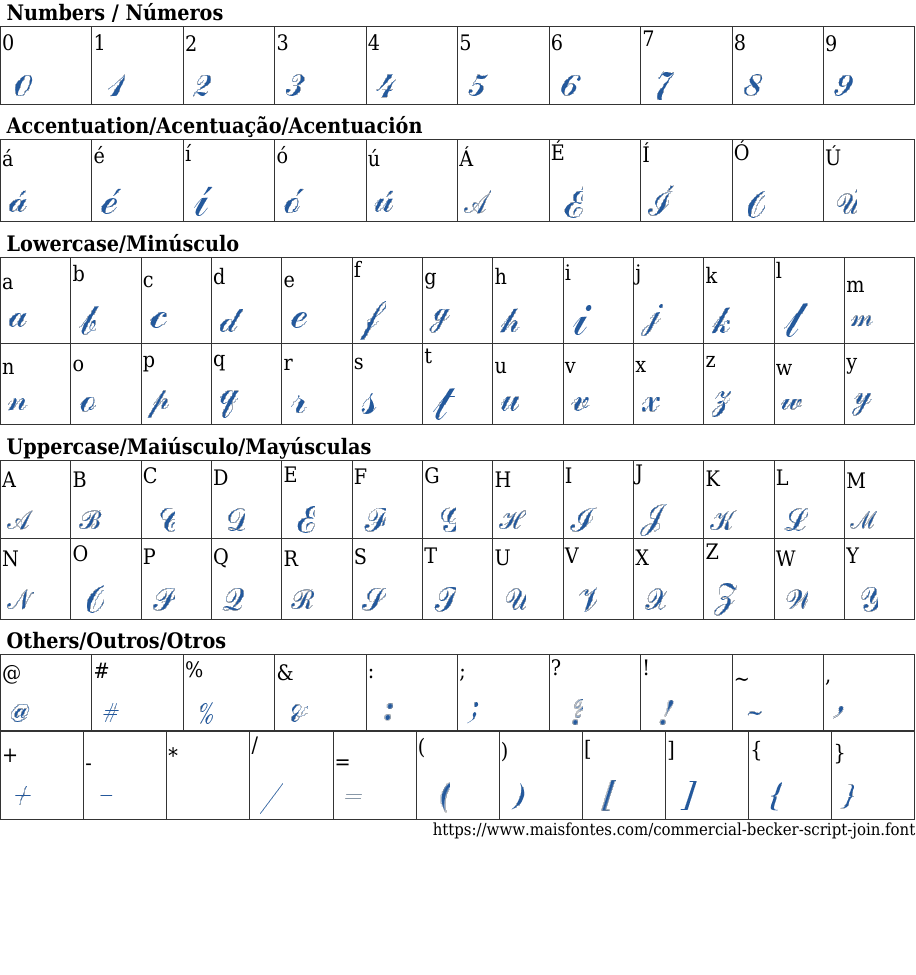 Commercial Becker Script Join: Free Font Download | MaisFontes