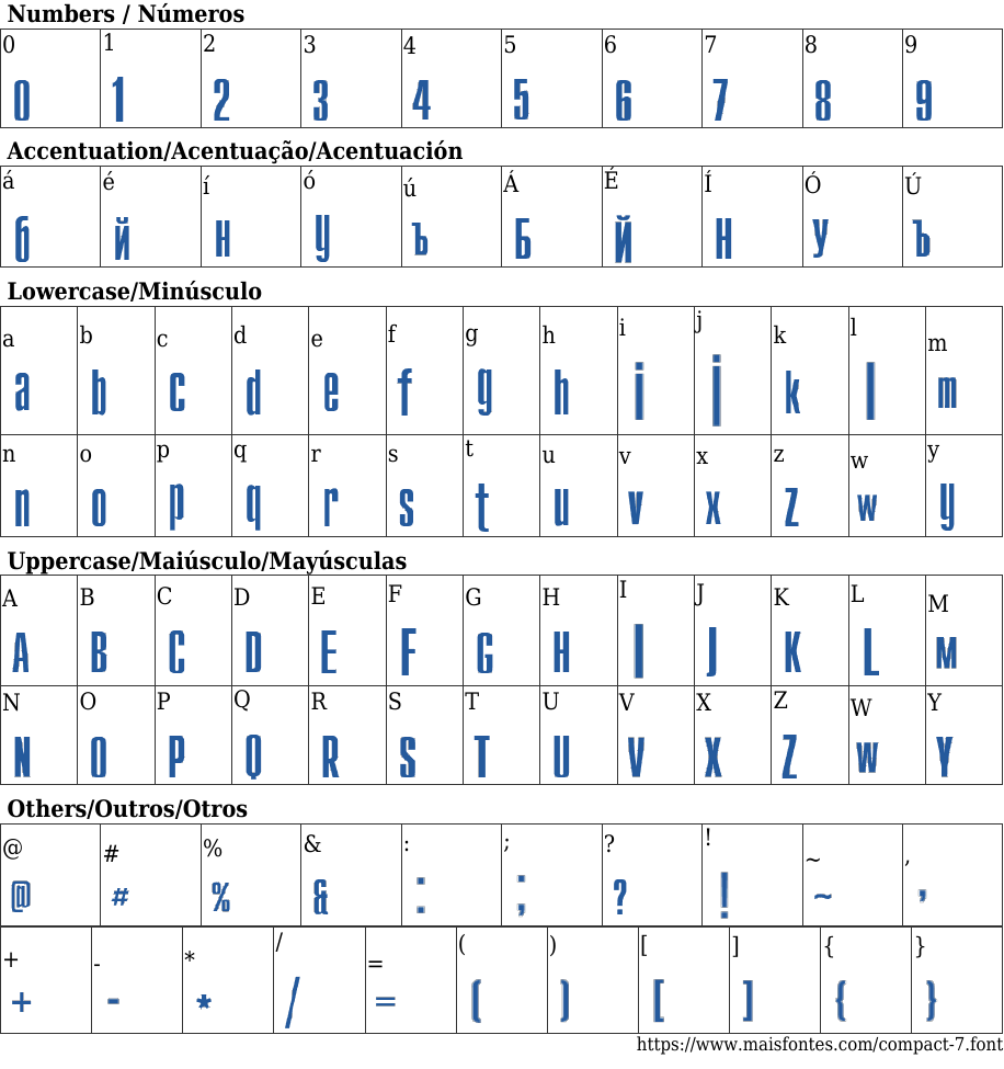 Compact: Free Font Download | MaisFontes