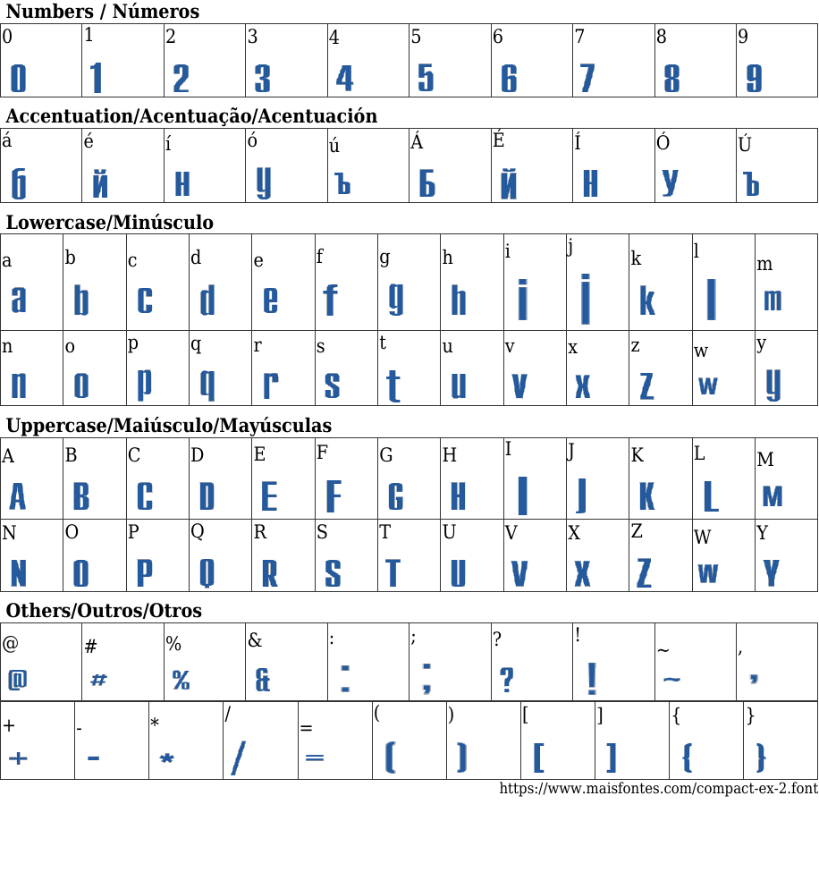 Compact Ex: Free Font Download | MaisFontes