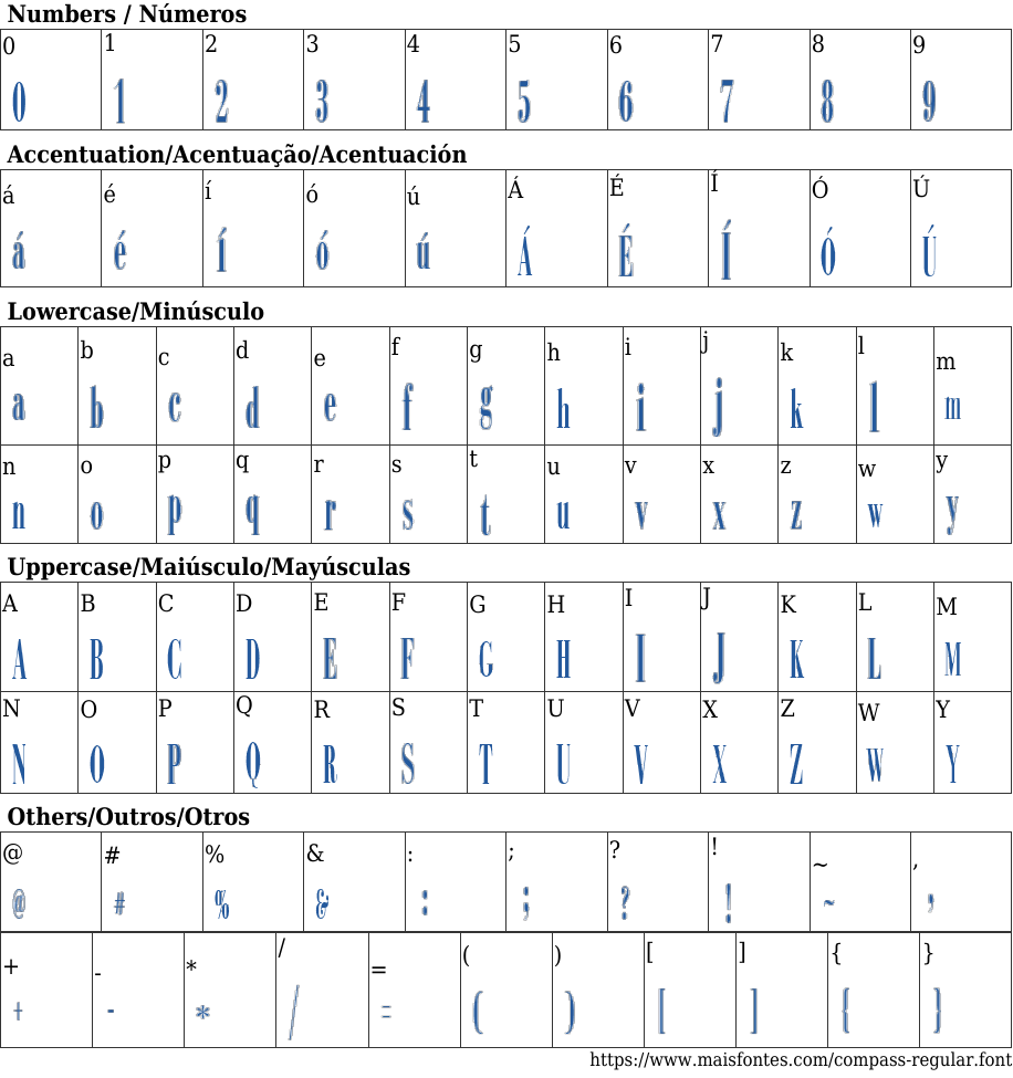 Compass Regular: Free Font Download | MaisFontes