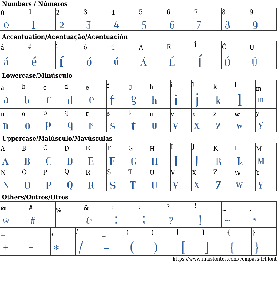 Compass TRF: Free Font Download | MaisFontes