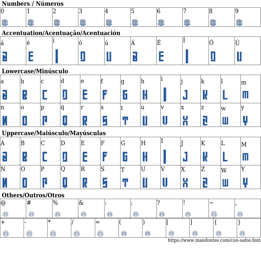 Con Safos: Baixar Fonte Grátis | MaisFontes