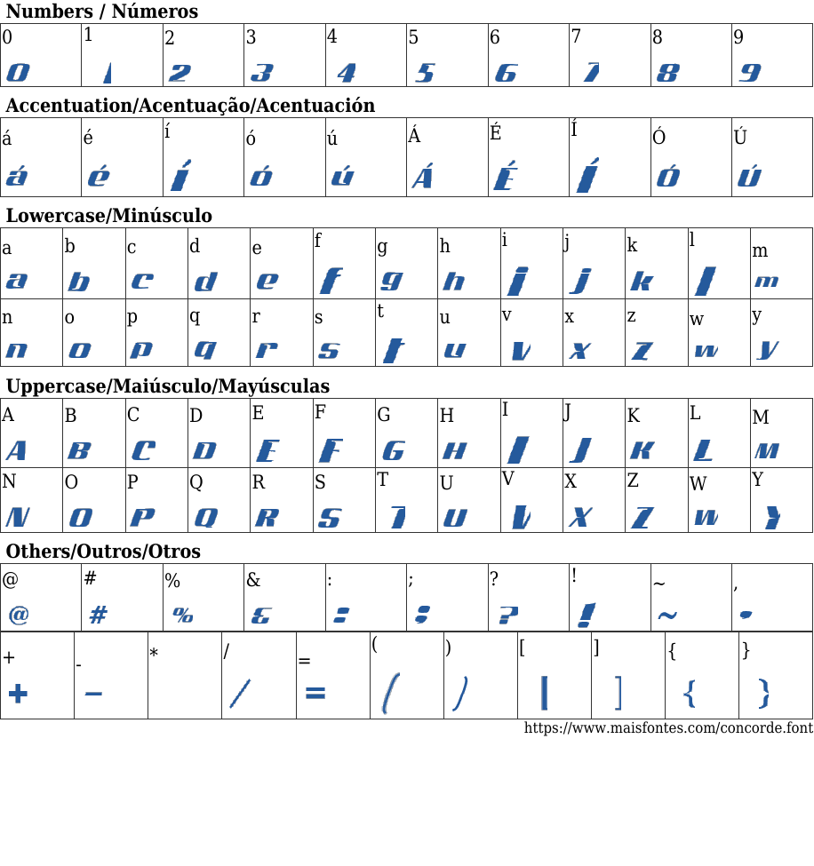 Concorde Font: Free Download | MaisFontes