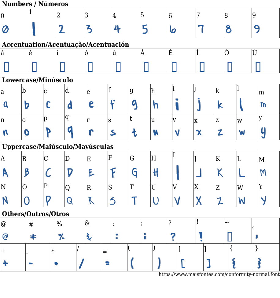 Conformity Normal: Free Font Download | MaisFontes