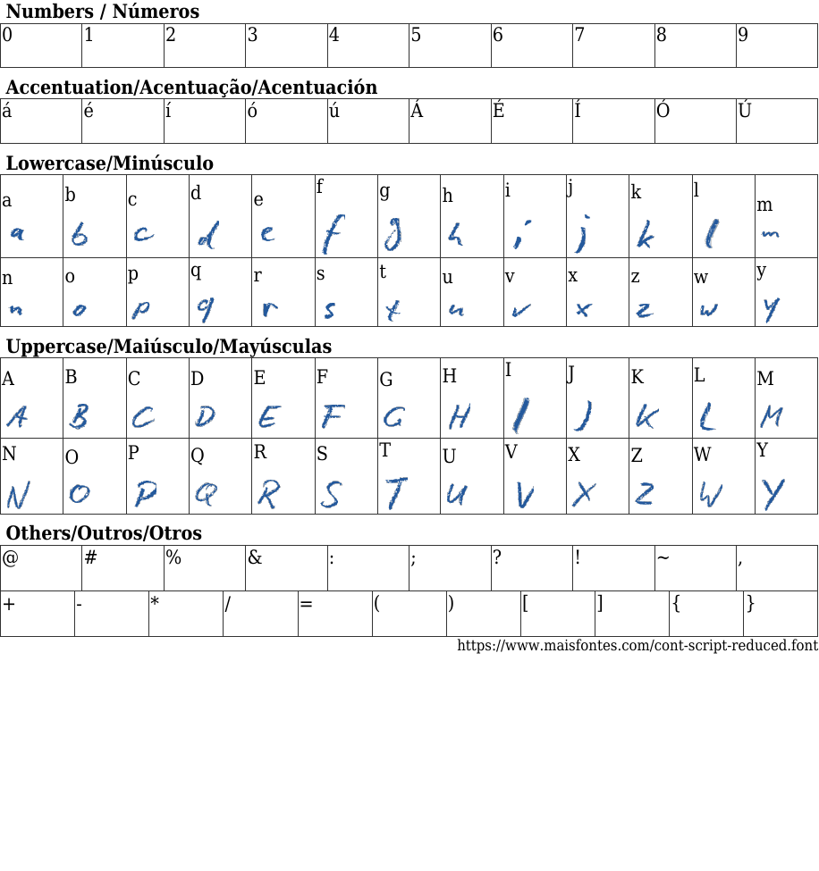 Cont Script reduced: Baixar Fonte Grátis | MaisFontes