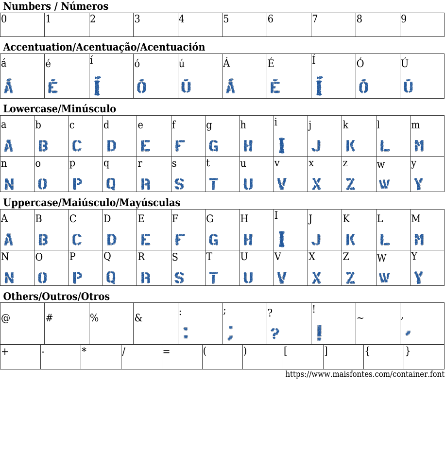 Container: Free Font Download | MaisFontes