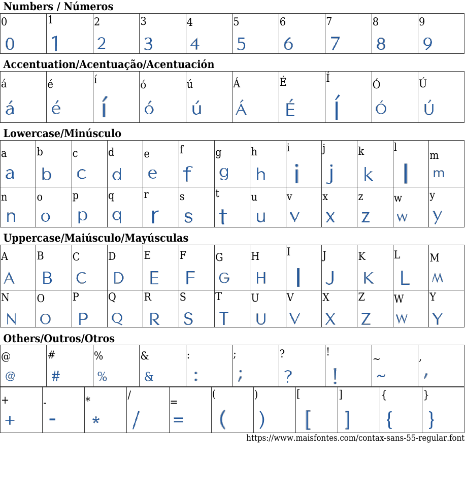 Contax Sans 55 Regular: Download Free Font | MaisFontes