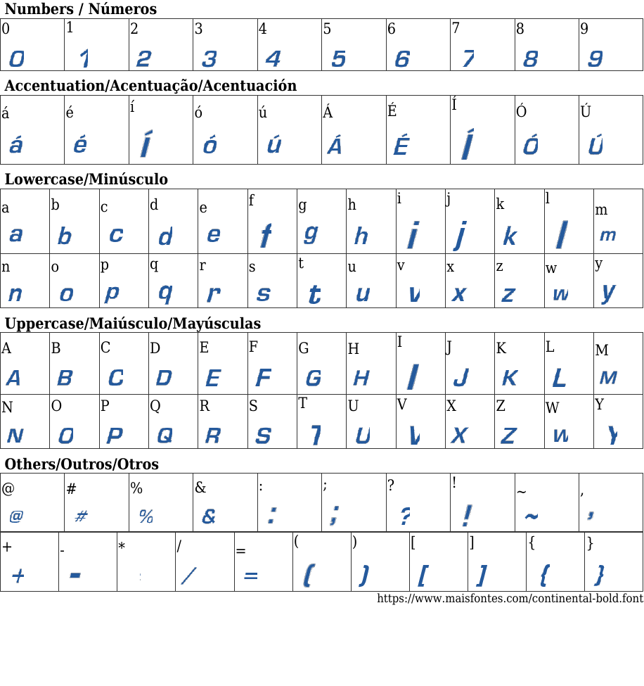 Continental Bold: Free Font Download | MaisFontes