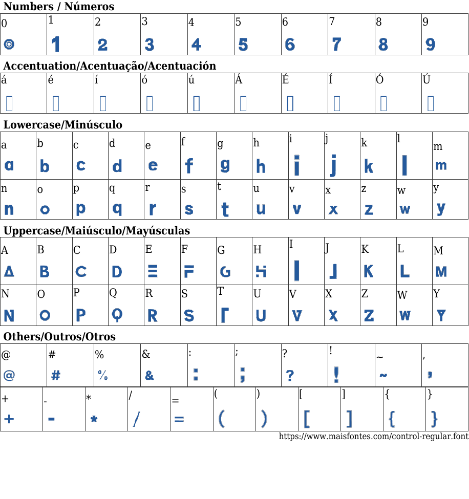 Control Regular: Free Font Download | MaisFontes