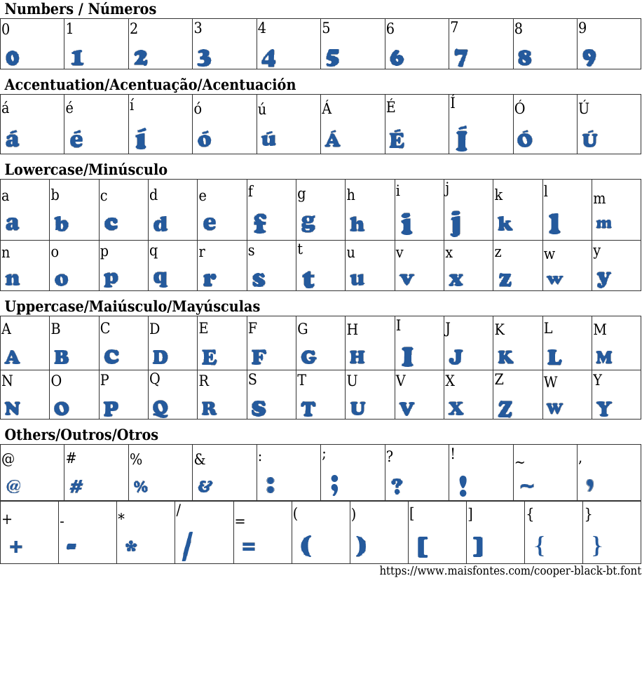 Cooper BT Black: Download Free Font | MaisFontes