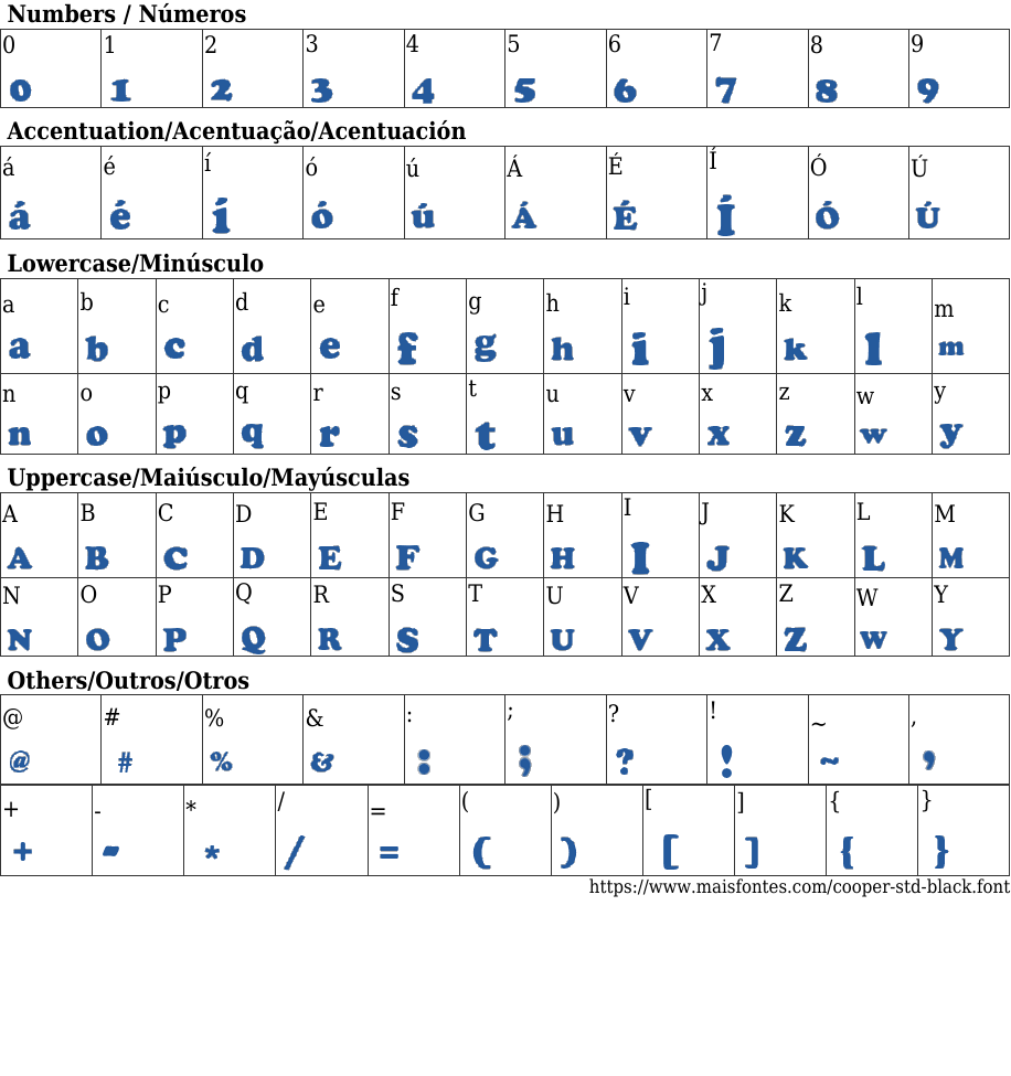 Cooper Std Black Font: Free Download | MaisFontes