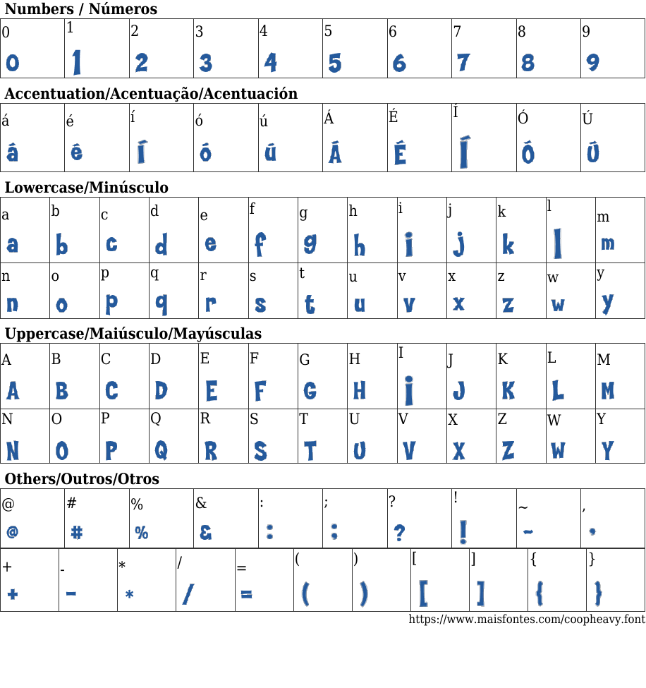 Coop Heavy Font: Free Download | MaisFontes