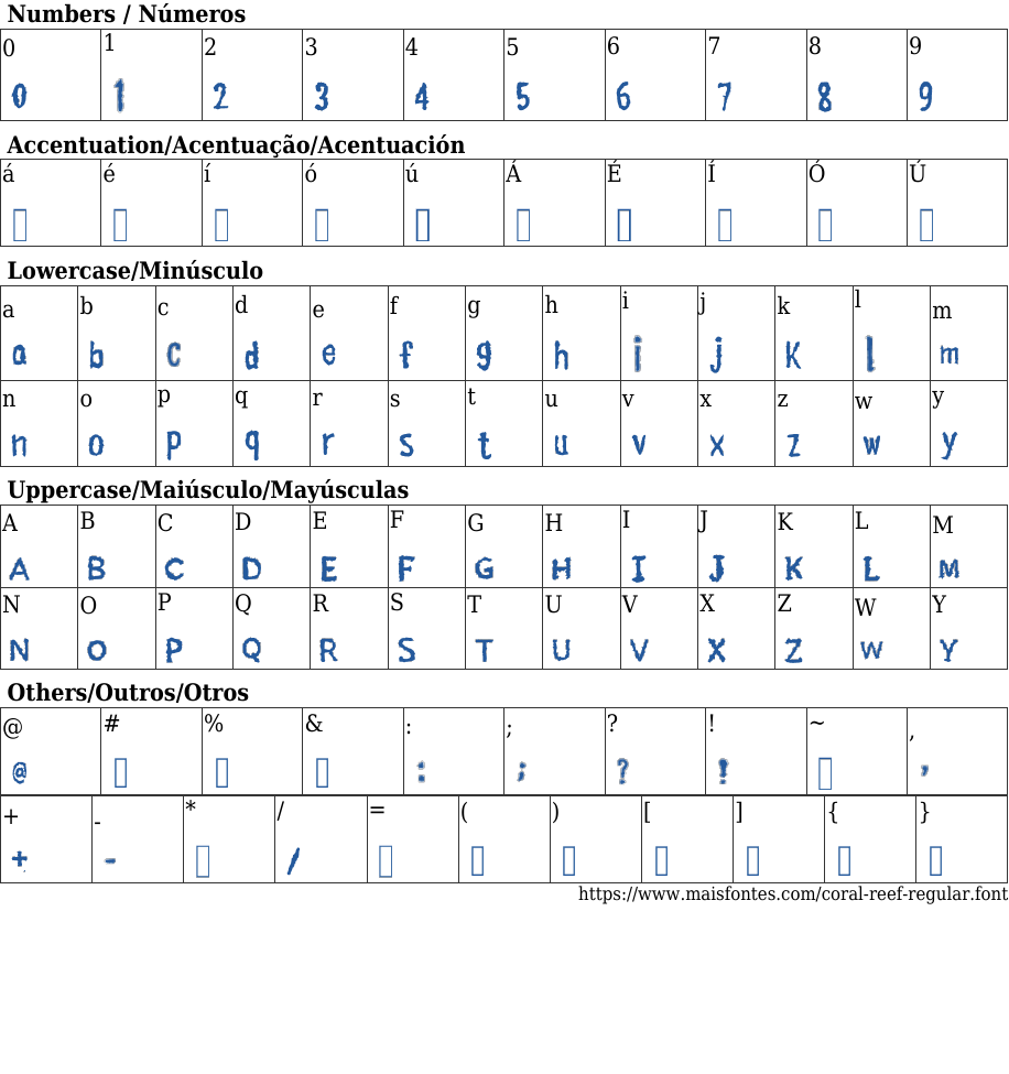 Coral Reef Regular: Free Font Download | MaisFontes