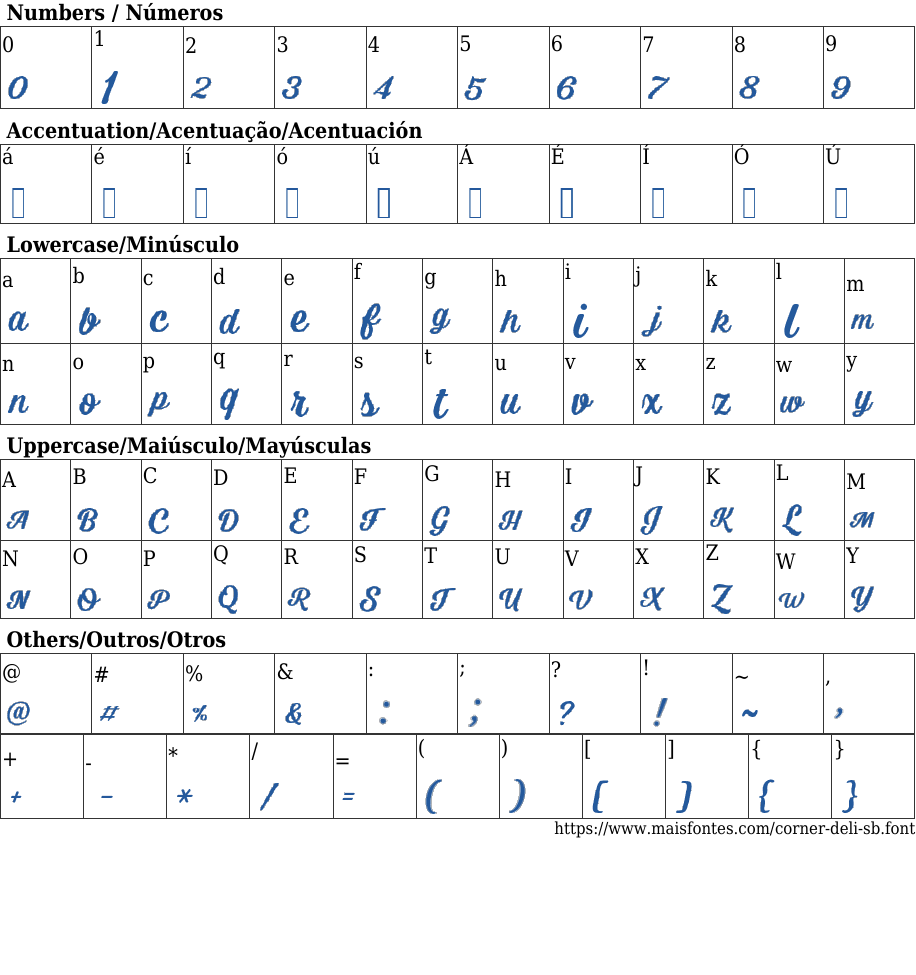 Corner Deli Sb Font: Free Download | MaisFontes