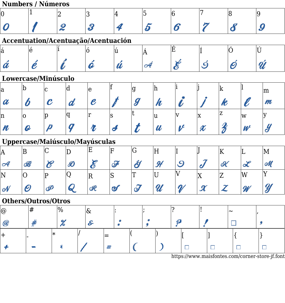 Corner Store Font: Free Download | MaisFontes