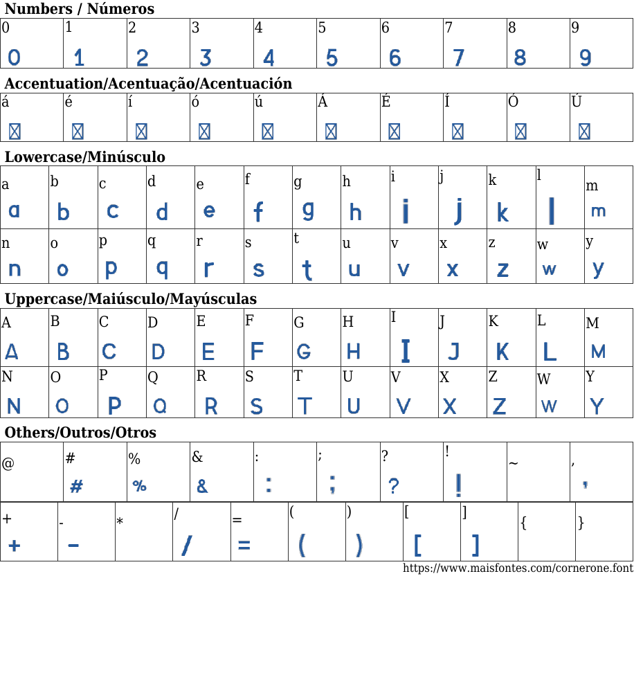 Corner One: Free Font Download | MaisFontes