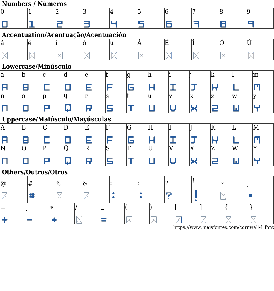 Cornwall Bigger Wide: Free Font Download | MaisFontes