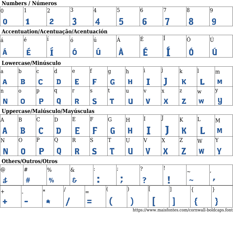 Cornwall Bold Caps: Free Font Download | MaisFontes