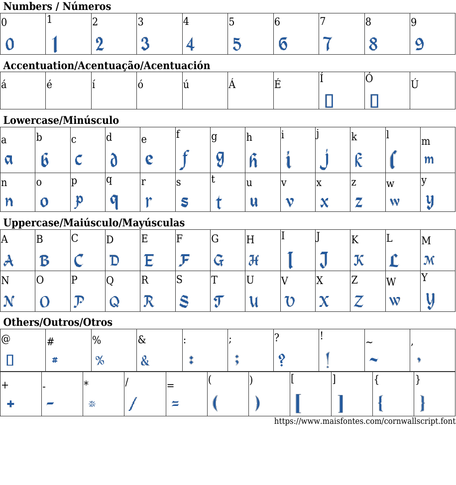 Cornwall Script: Free Font Download | MaisFontes