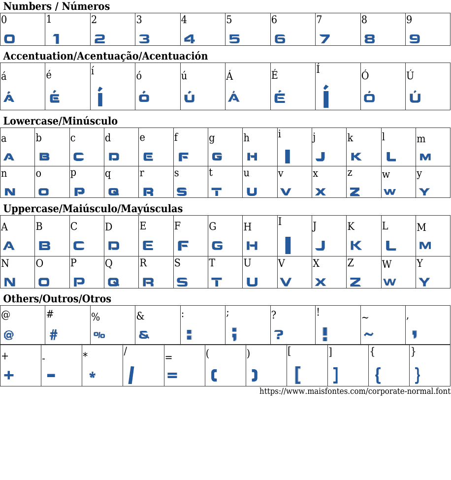 Corporate Normal: Baixar Fonte Grátis | MaisFontes