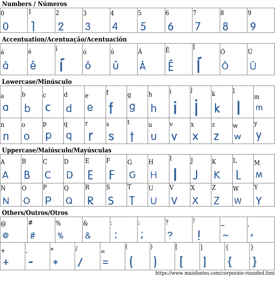 Corporate Rounded: Free Font Download | MaisFontes