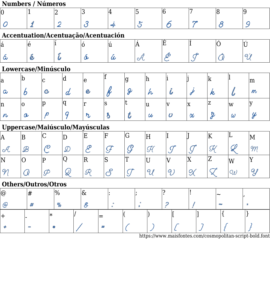 Cosmopolitan Script Bold: Free Font Download | MaisFontes