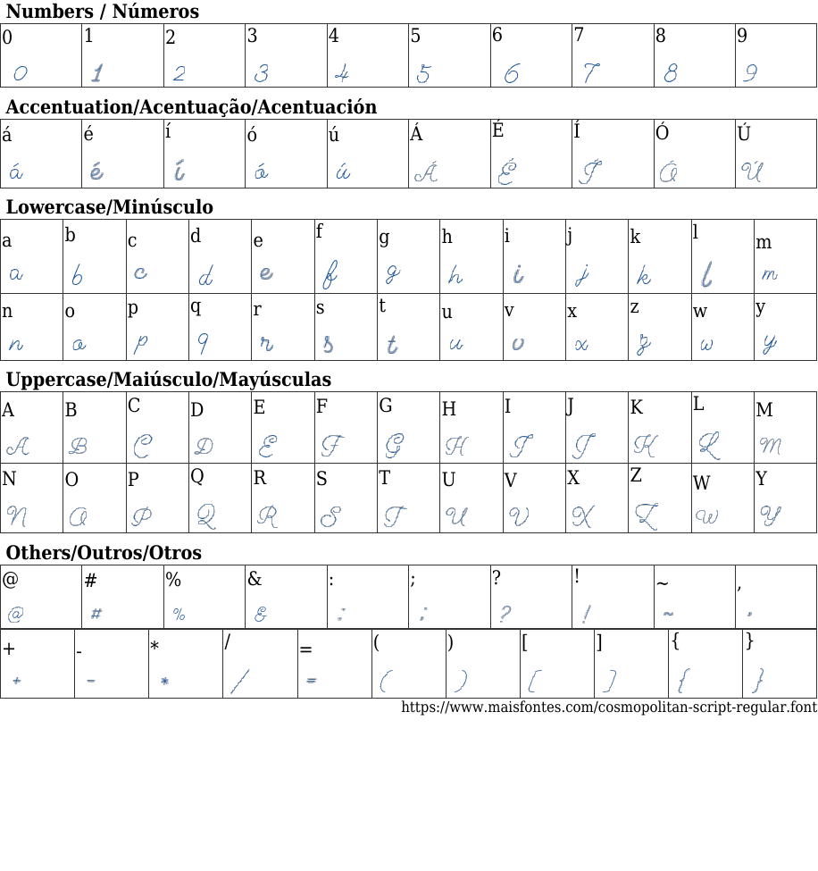 Cosmopolitan Script Regular Font: Free Download | MaisFontes