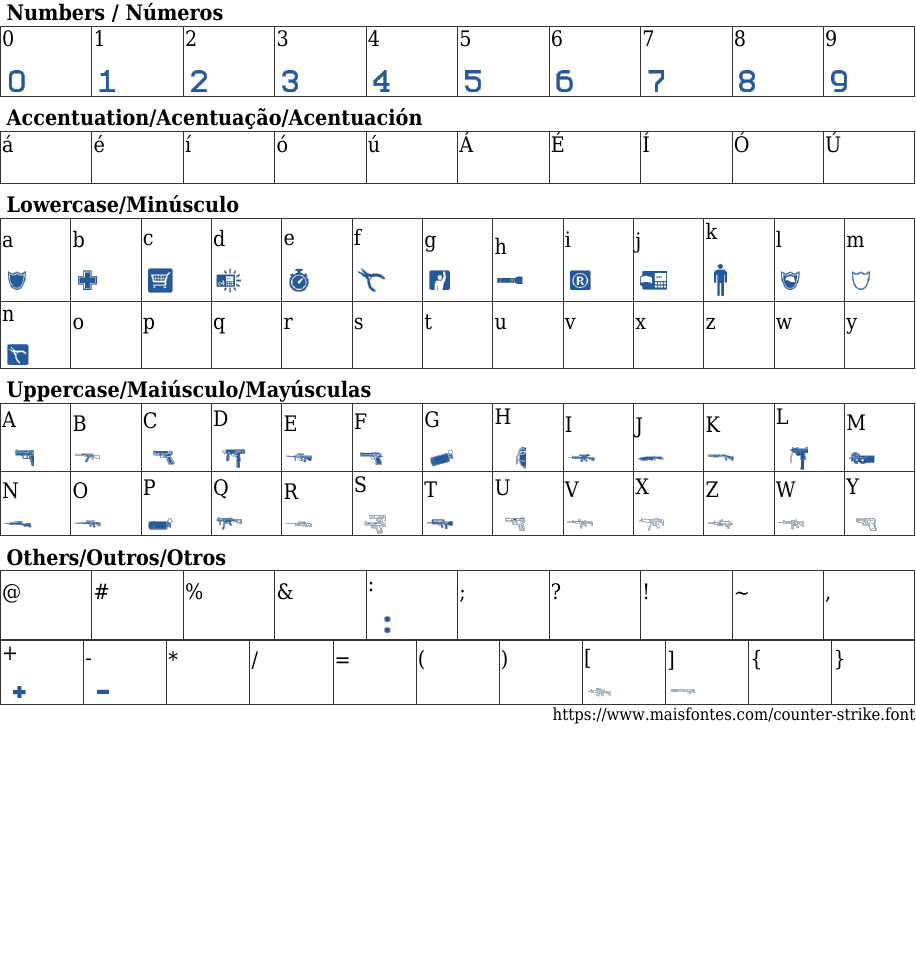 Counter Strike Valve: Free Font Download | MaisFontes