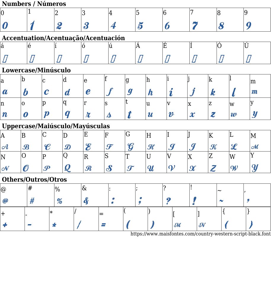 Country Western Script Black: Free Font Download | MaisFontes