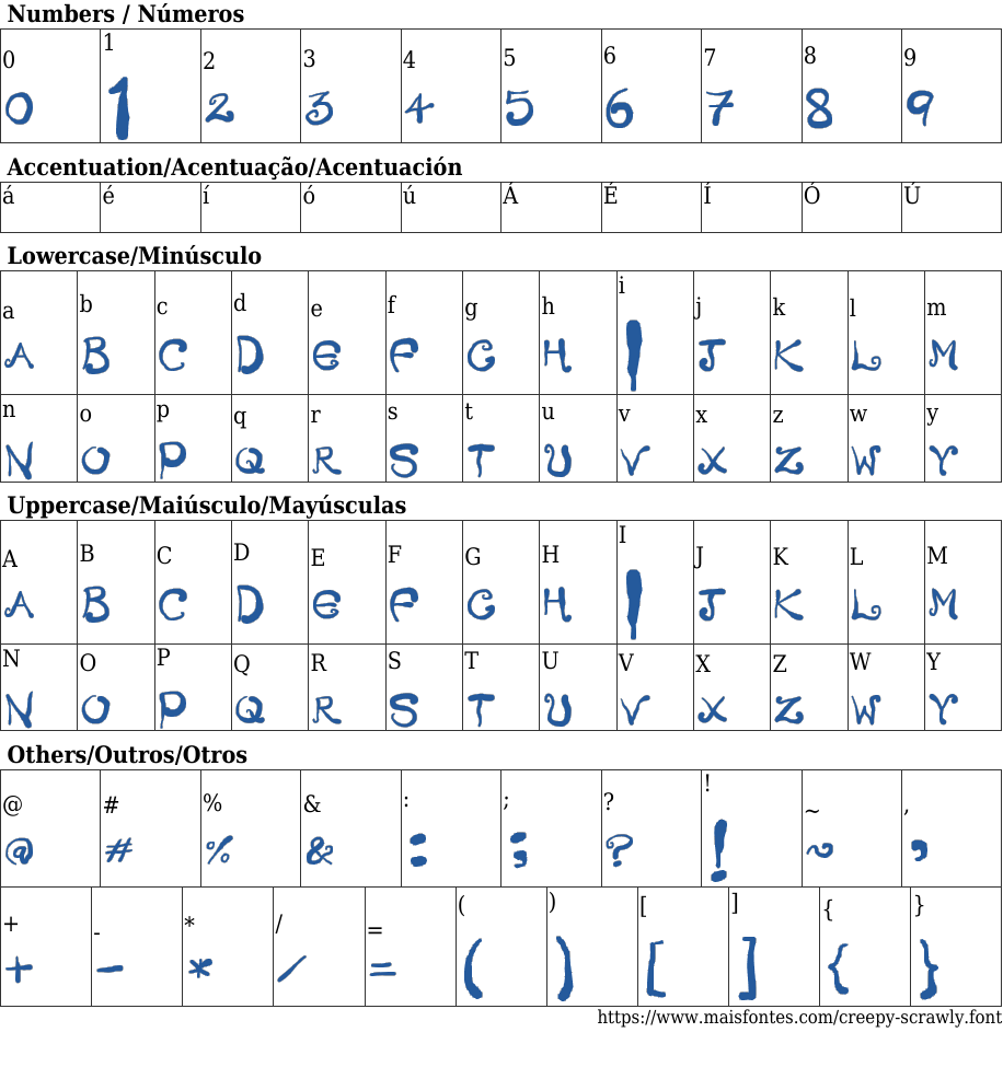 Creepy Scrawly: Free Font Download | MaisFontes
