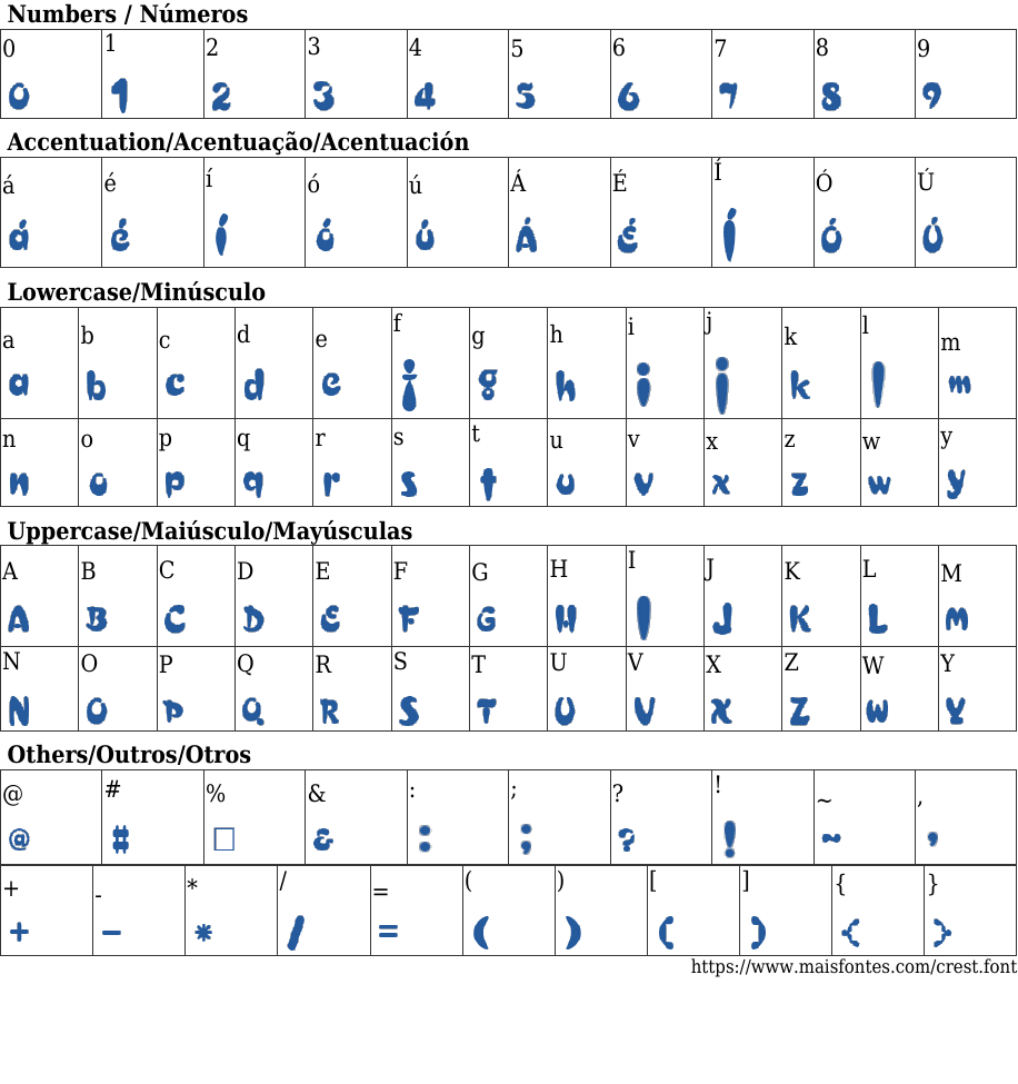 Crest: Free Font Download | MaisFontes