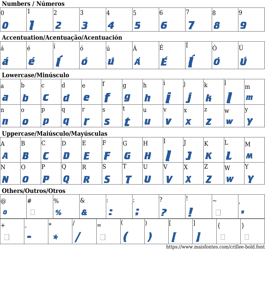 Crillee Bold: Download Free Font | MaisFontes