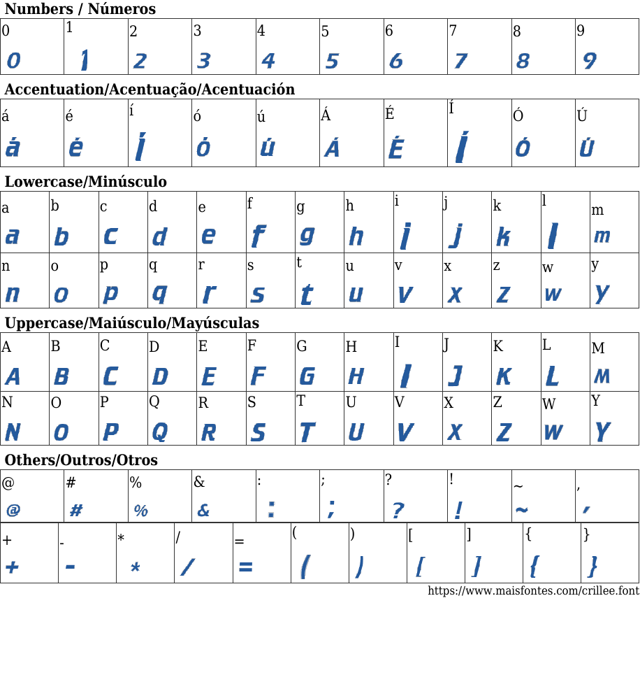 Crillee: Free Font Download | MaisFontes