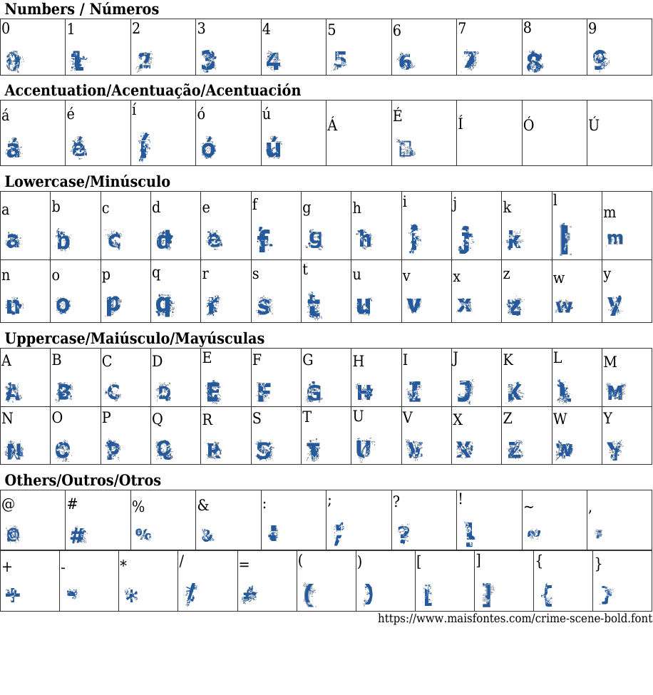 Crime Scene Bold: Free Font Download | MaisFontes
