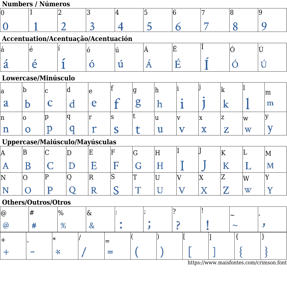 Crimson Font: Free Download | MaisFontes