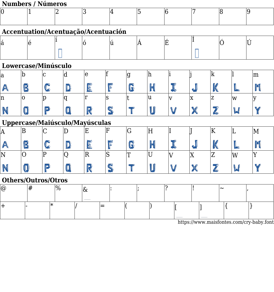 Cry Baby: Free Font Download | MaisFontes