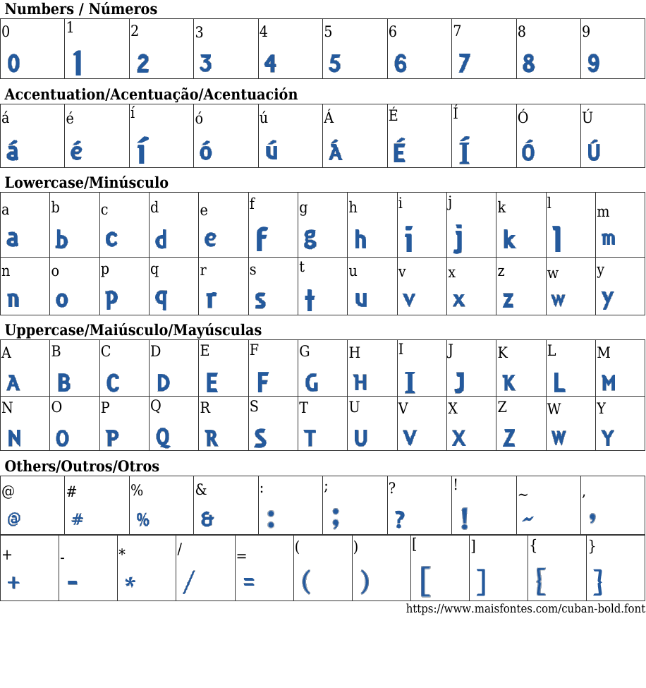 Cuban Bold: Free Font Download | MaisFontes