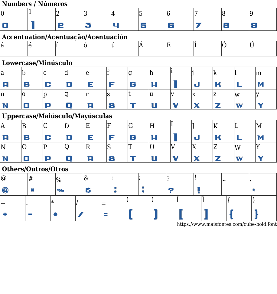Cube Bold: Download Free Font | MaisFontes