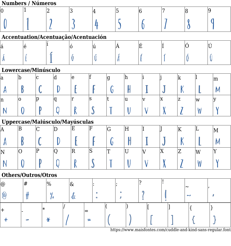 Cuddle and Kind Sans Regular: Baixar Fonte Grátis | MaisFontes