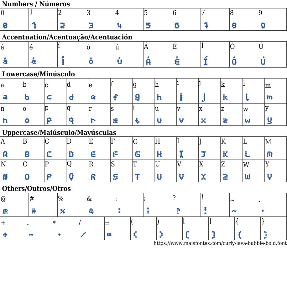 Curly lava bubble Bold: Free Font Download | MaisFontes