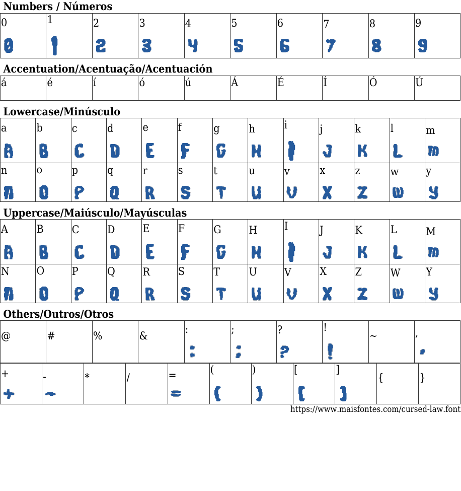 Cursed Law: Baixar Fonte Grátis | MaisFontes