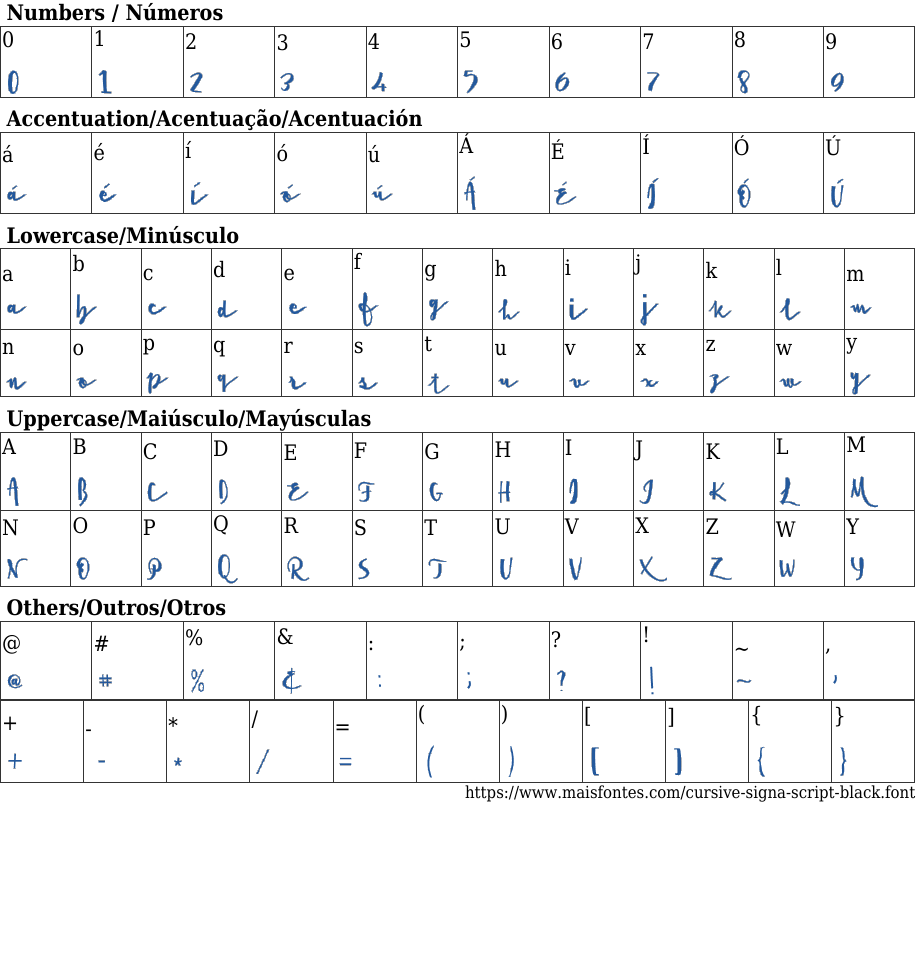 Cursive Signa Script Black Font: Free Download | MaisFontes