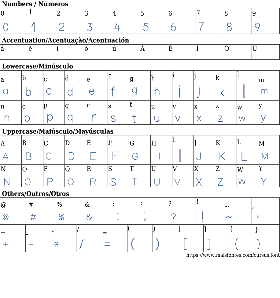Cursus Font: Free Download | MaisFontes