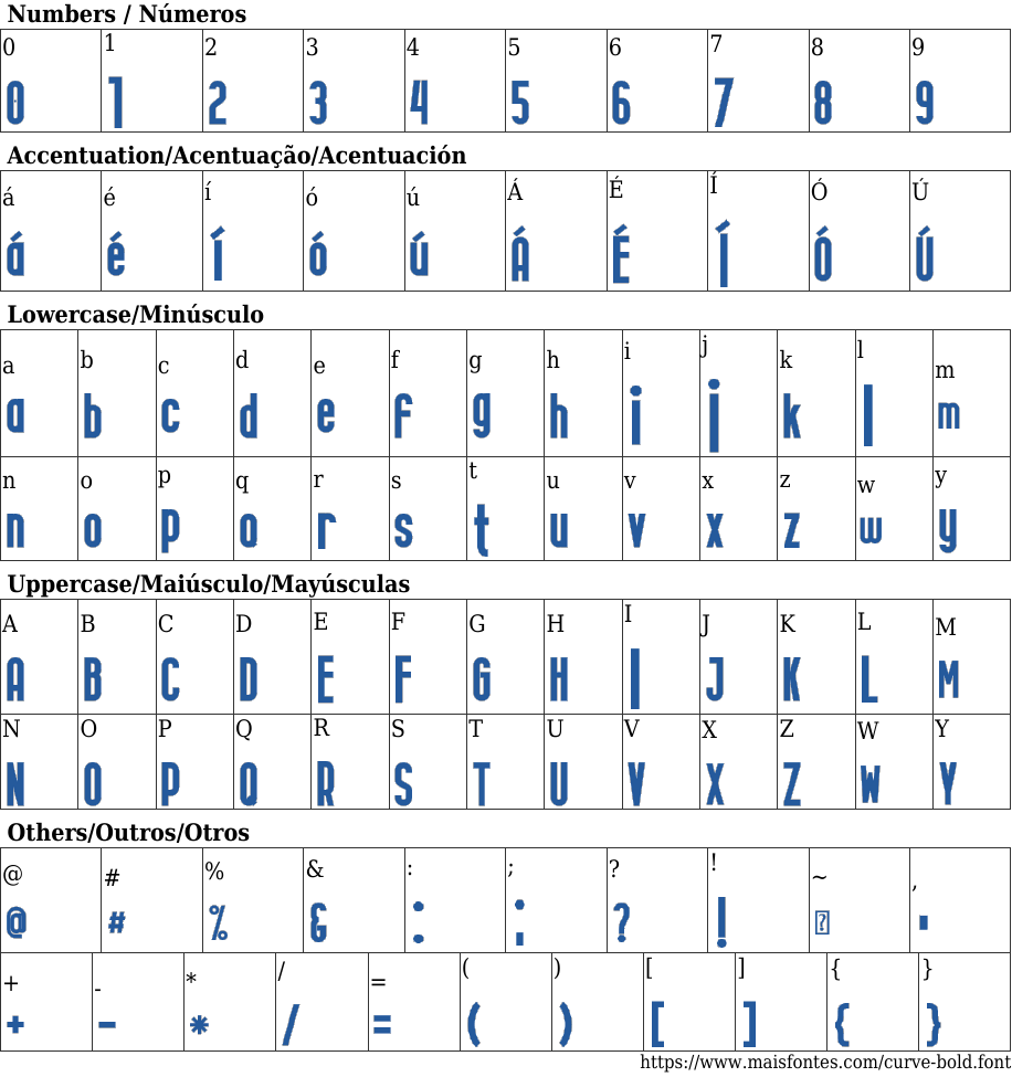 CURVE Bold Font: Free Download | MaisFontes