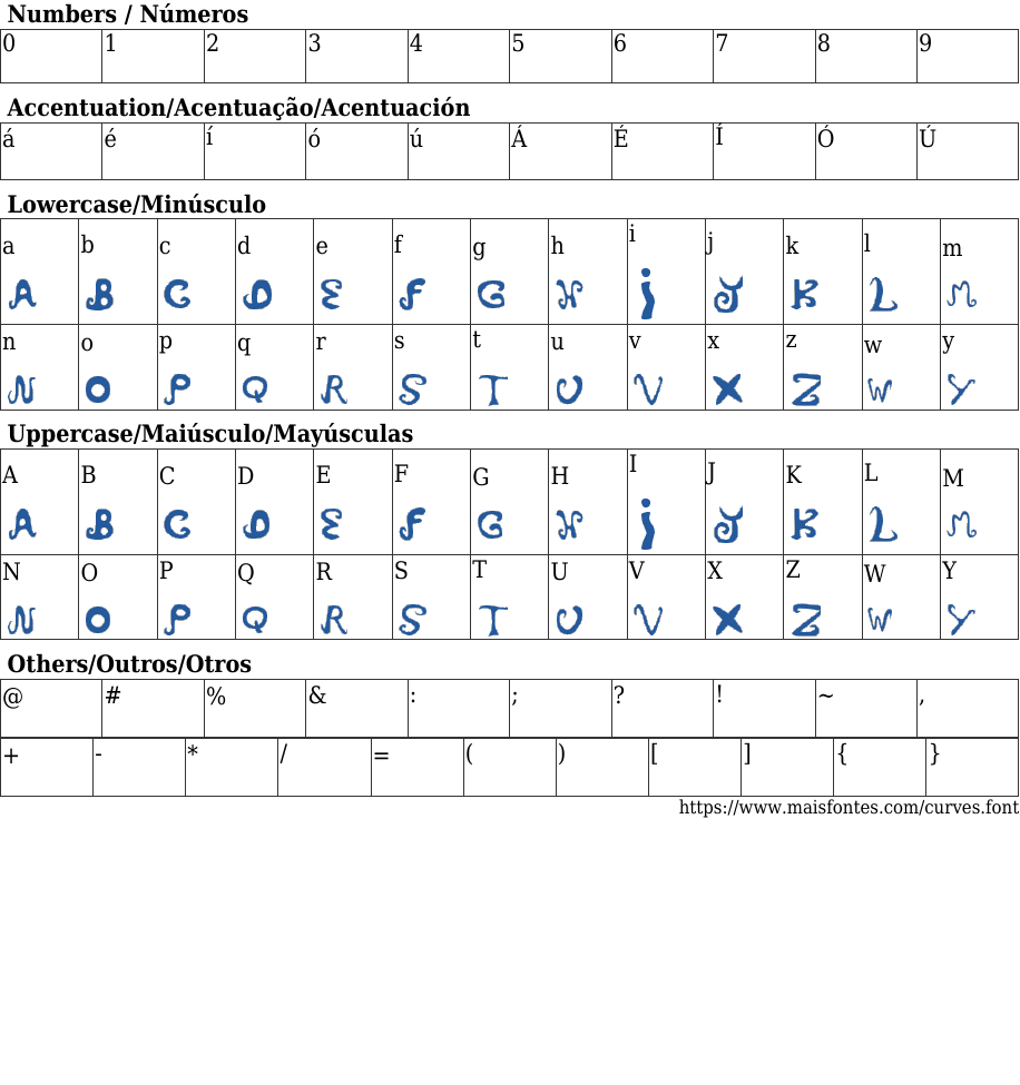 Curves Font: Free Download | MaisFontes