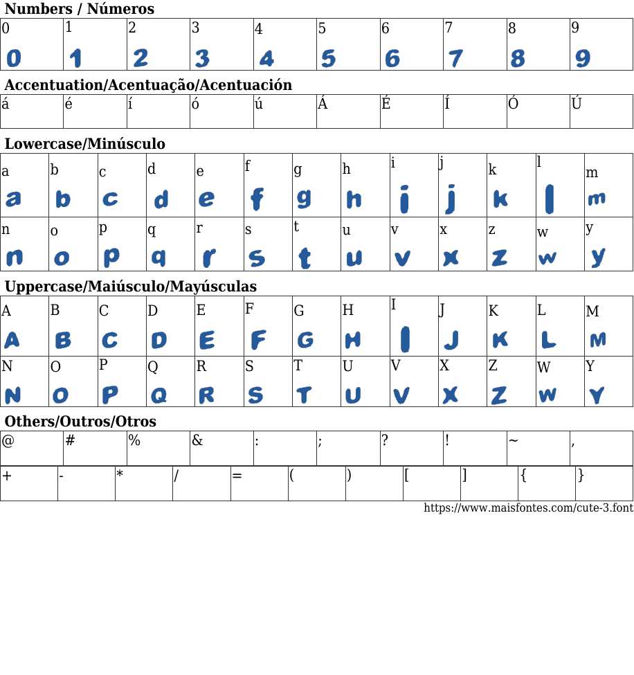 Cute Left: Free Font Download | MaisFontes