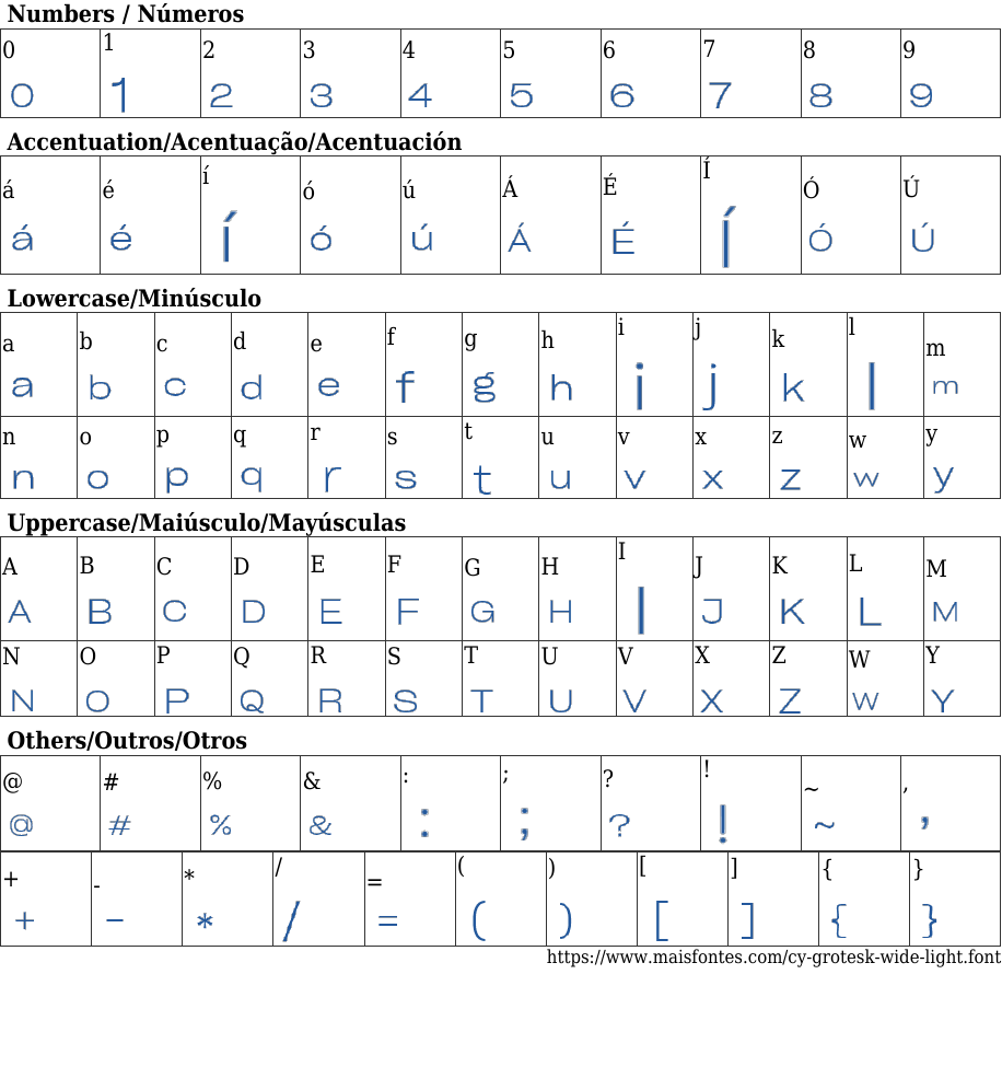 Cy Grotesk Wide Light: Lataa ilmainen fontti | MaisFontes