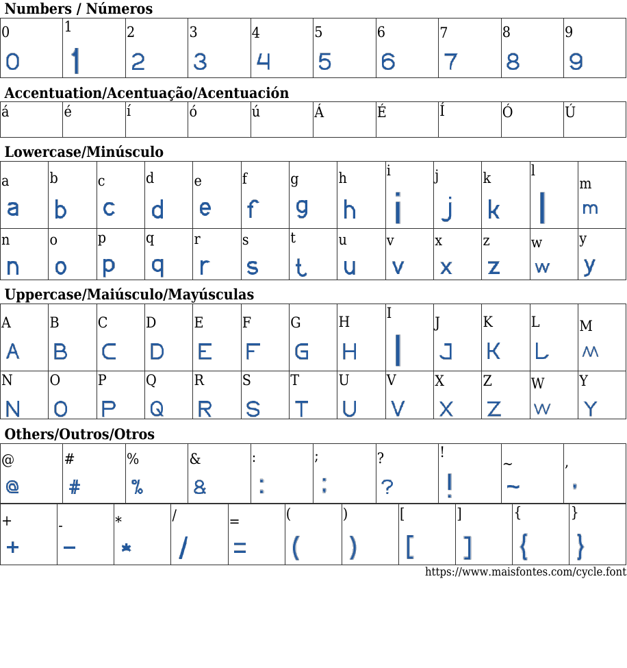 CYCLE: Free Font Download | MaisFontes