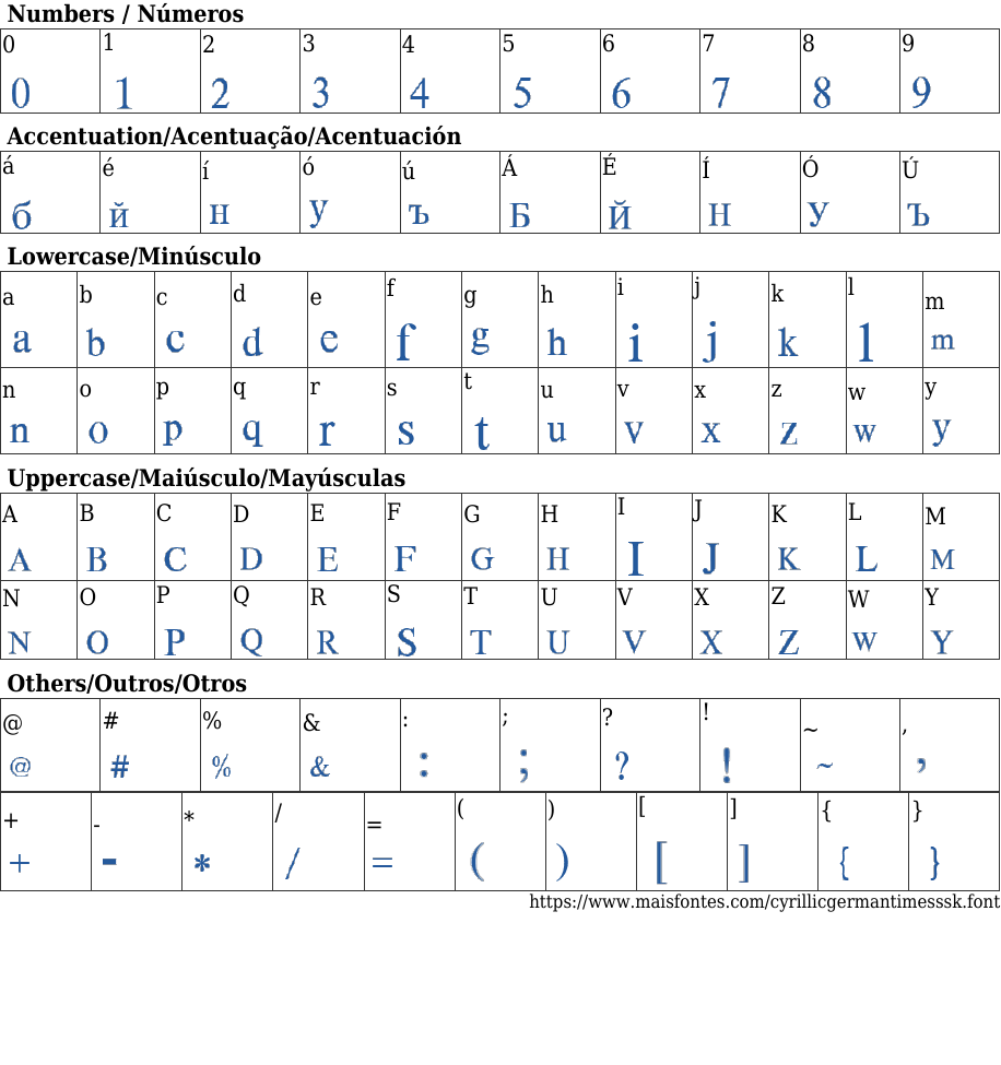 Cyrillic German Times SSK Font: Free Download | MaisFontes