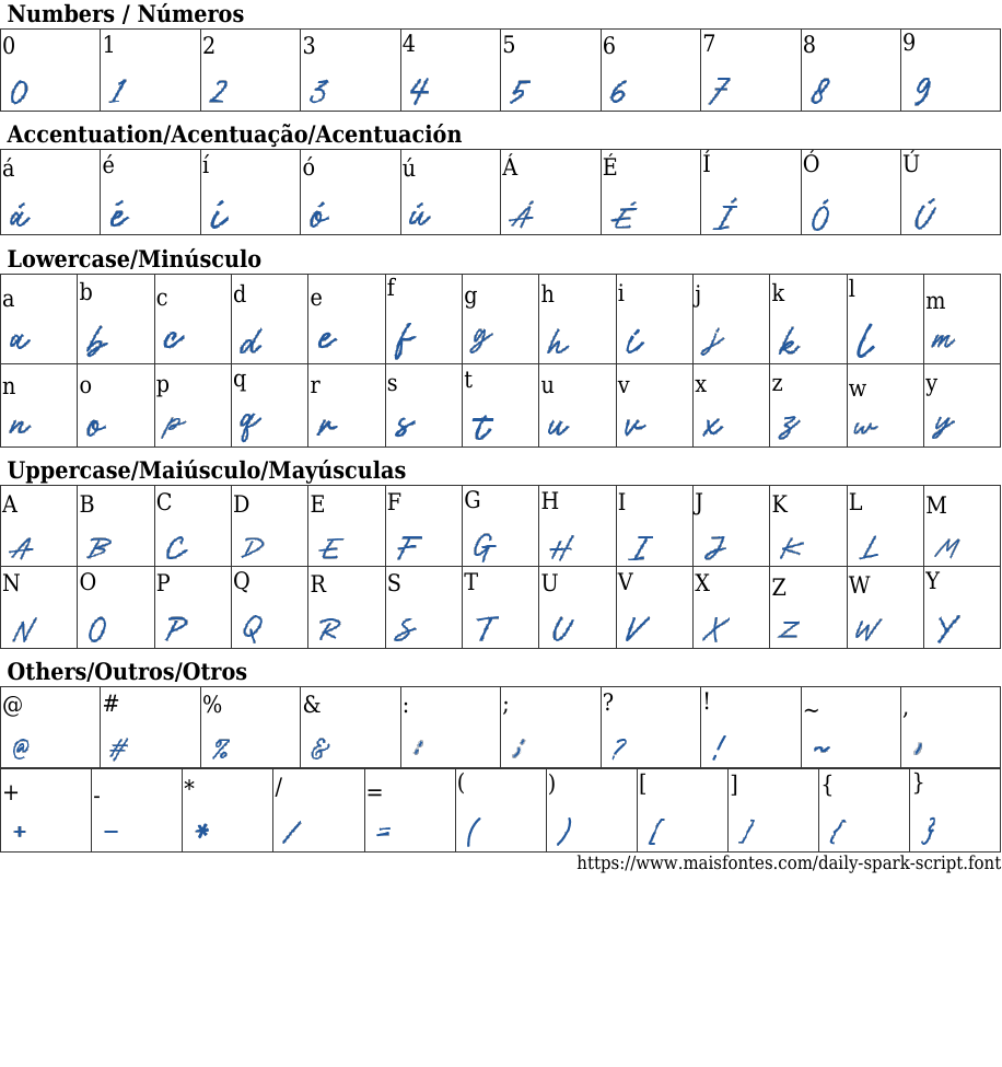 Daily Spark Script: Free Font Download | MaisFontes